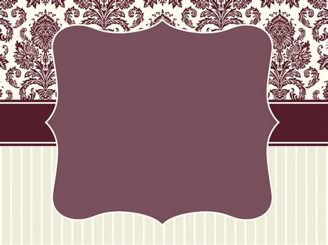 Vintage Frame Powerpoint Templates Border And Frames Fuchsia Magenta