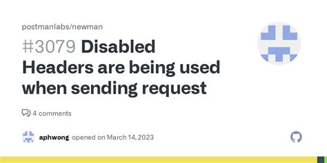 Disabled Headers Are Being Used When Sending Request · Issue 3079