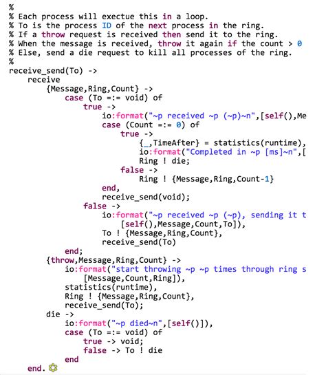 Ring Benchmark Erlang · Ernest Mickleis Blog