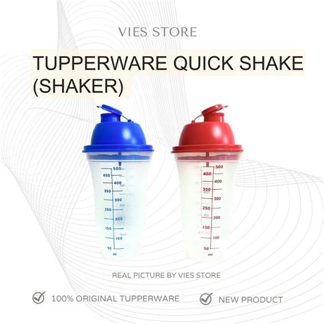 Jual Tupperware Quick Shake Shaker Pengocok Milkshake And Aneka Buah