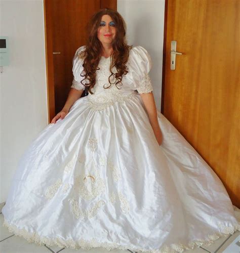 Nancy Obry As Bride Transgender Bride Pretty Quinceanera Dresses