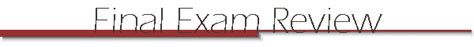 Govt 2306 Final Exam Review