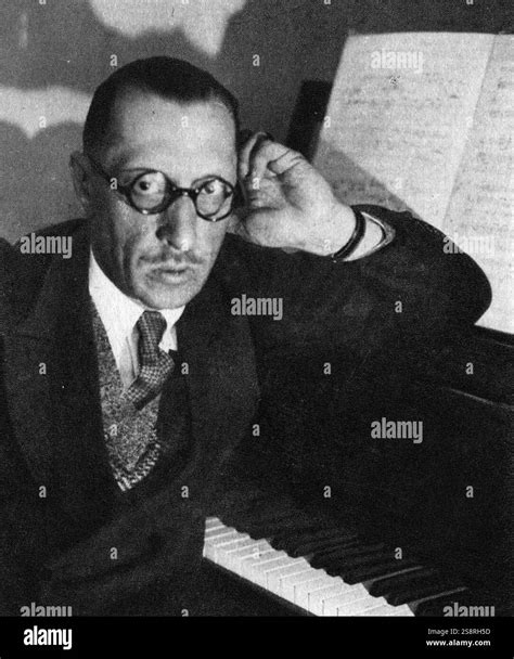 Photograph Of Igor Stravinsky 1882 1971 A Russian Composer Pianist