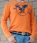 American Eagle Outfitters Orange T Shirt Mens Fashion For Less