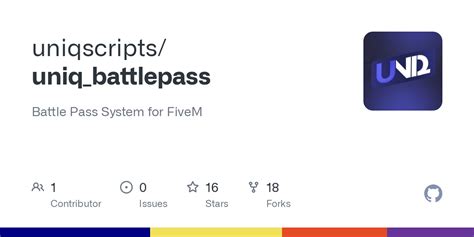 Github Uniqscriptsuniqbattlepass Battle Pass System For Fivem