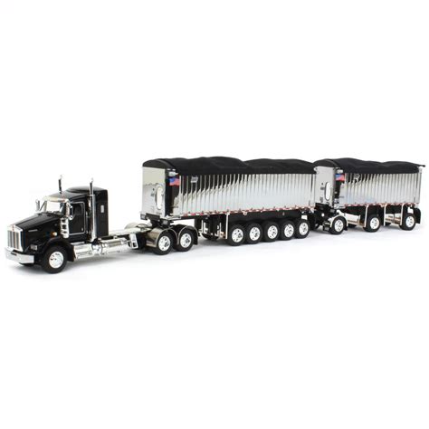 First Gear Dcp 1 64 Black Chrome Kenworth T800 W Chrome East Genesis