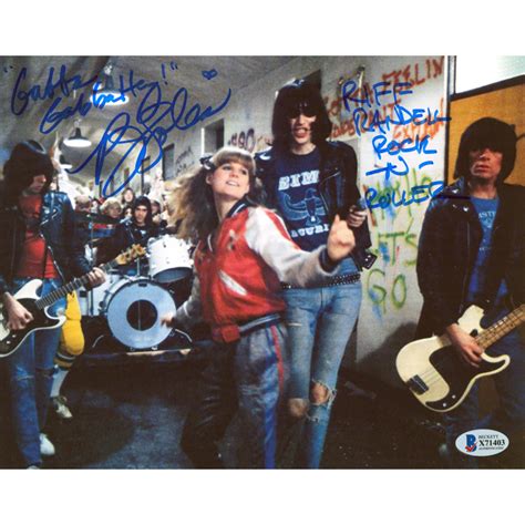 Pj Soles Signed Rock N Roll High School 8x10 Photo Inscribed Gabba Gabba Hey And Riff