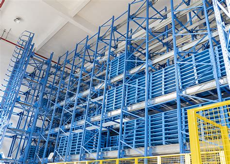 Automated Storage And Retrieval System Asrs Stacker Crane Steel Rack