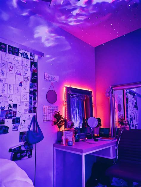 Purple Light Room