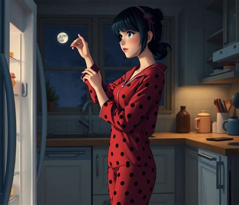 Marinette Ladybug Night Snack By Abrax2 On Deviantart