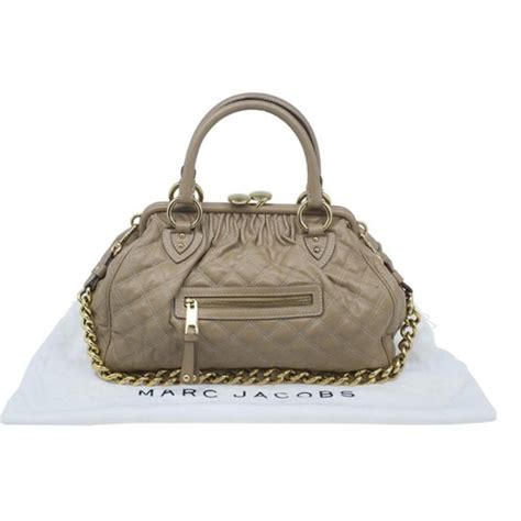 Marc Jacobs Beige Quilted Leather Stam Bag For Sale At 1stdibs