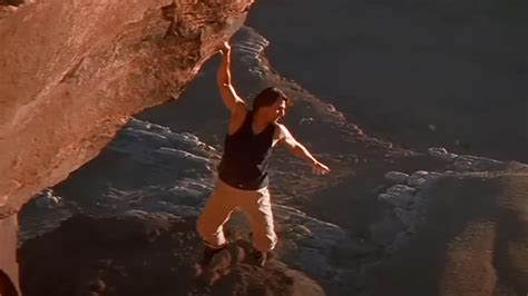 Tom Cruise Revisits Mission Impossible 2 Rock Climbing Stunt