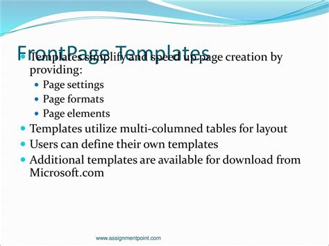 Introduction To Web Development And Exploring Frontpage Ppt Download