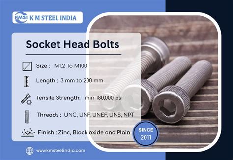 Socket Head Bolts Manufacturer Ss Socket Head Cap Screw As Per Iso 4762
