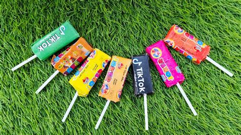 Satisfying Video Asmr Lollipops Candy And Chocolate Gummy Candy And