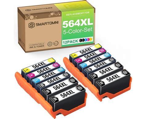 S Smartomni Compatible Hp 564 Xl Ink Cartridge 12 Pack