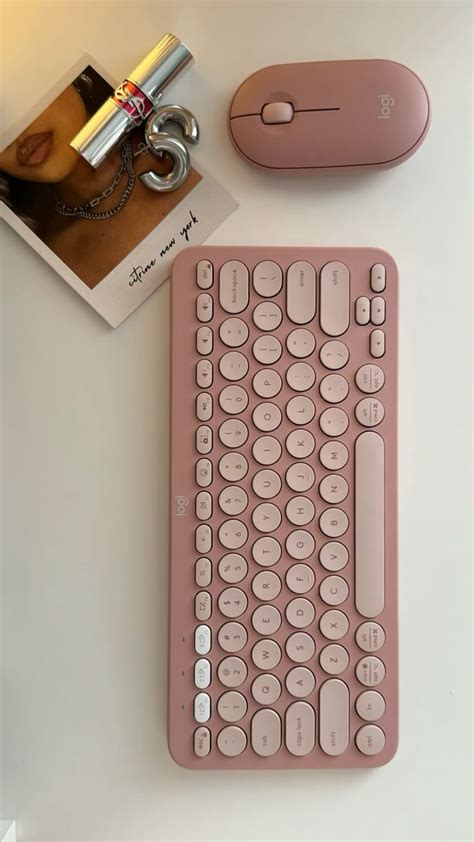 Pink Logitech Keyboard Stylish And Functional