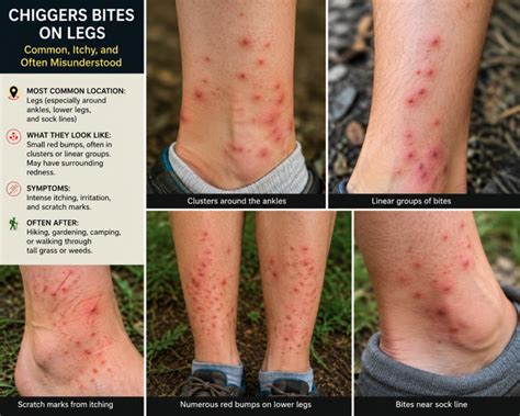 Chiggers Bites Pictures What Chigger Bites Look Like Symptoms