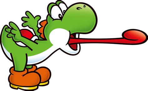 Yoshi Touch And Go Yoshi Sticking Tongue Pictures Mario And Dino
