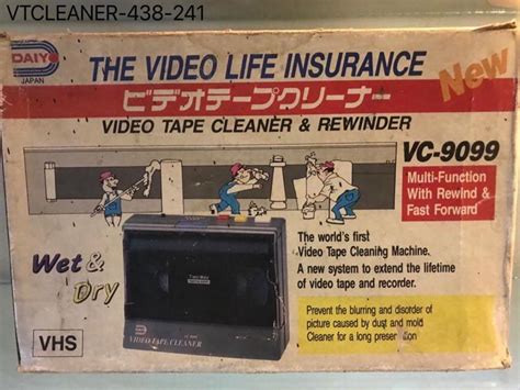 Vhs Video Tape Cleaner And Rewinder Photography Video Cameras On Carousell
