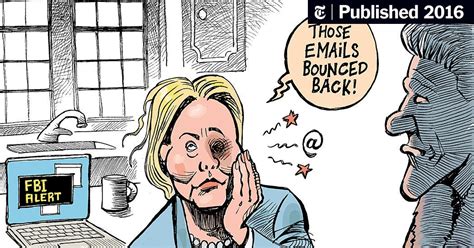Opinion Chappatte On Hillary Clintons Email Scandal The New York Times