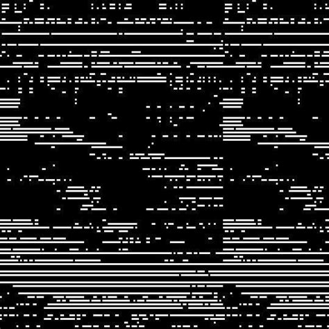 Abstract Black And White Graphic Design With Geometric Textures Ascii