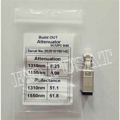jual attenuator sc 3db fo fiber optik 1db 2db 3db 5db 6 db 7db 10db