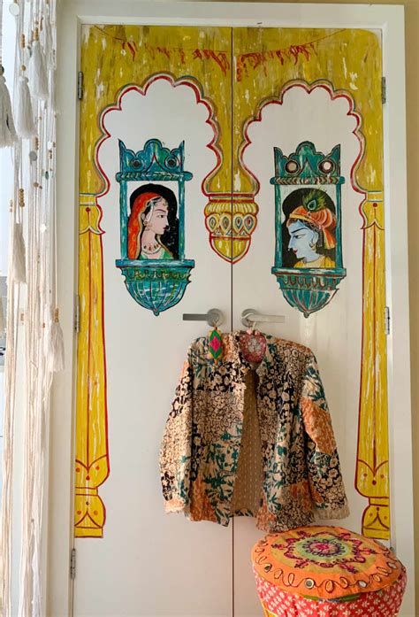 Colorful Mural Filled India Inspired Australia Home Photos Apartment Therapy