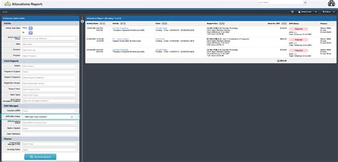 Allocations Report Supportability Knowledge Base