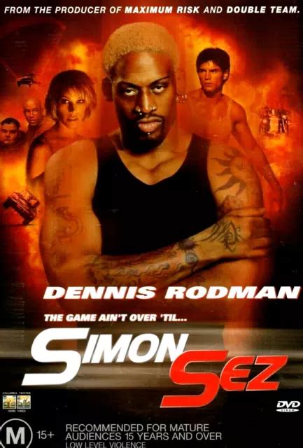Simon Sez Dvd Region 4 Australia Dennis Rodman Movie 1999 Action Comedy