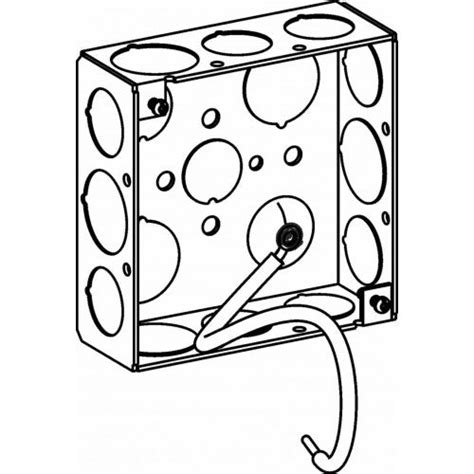 Orbit 4sb 50 75 Pt 4 Sq Box 1 1 2 Deep 1 2 K O Fb Brac Welded Wi