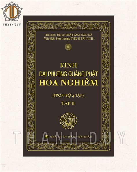 Kinh Hoa Nghiêm Trọn Bộ 4 Quyển Khổ 16 X 24cm Nhà Sách Phật Giáo