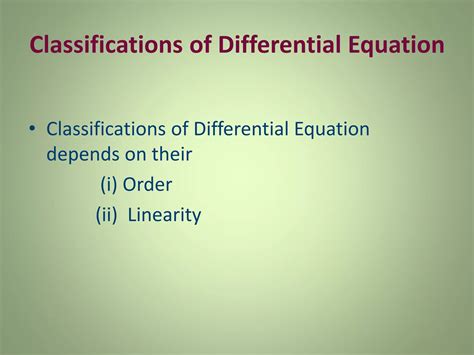 Differential Equations Pptx