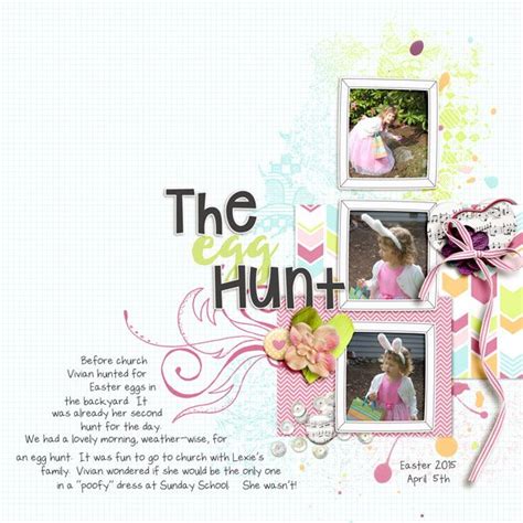 The Egg Hunt Card Making Birthday Egg Hunt Scrapbook Inspiration