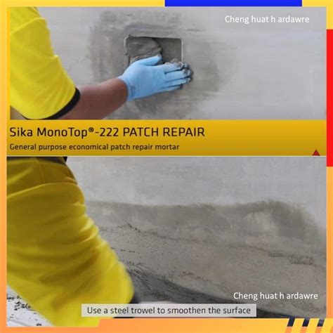 Sika Sika Monotop 222 Patch Repair 25kg Grey Stone Tile Kuala Lumpur