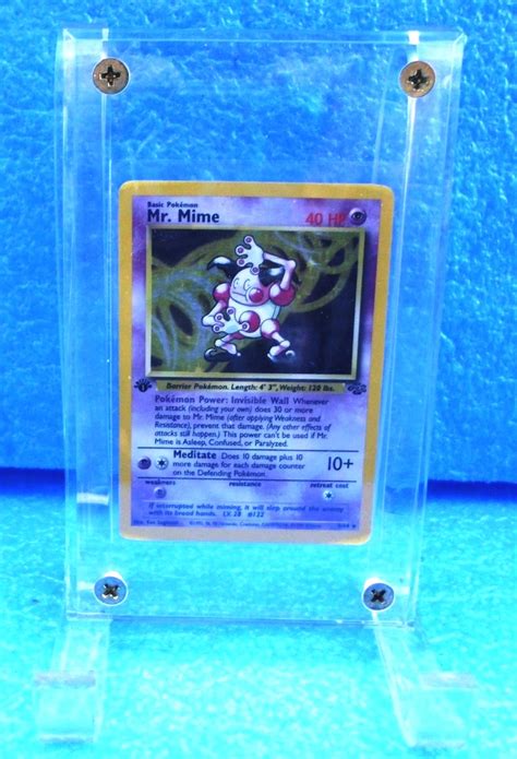 Mr Mime Card 664 Holo Foil 1st Edition Pokemon Jungle Unlimited