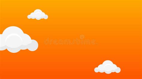 White Clouds Moving On Black And White Clean Sky Background In High