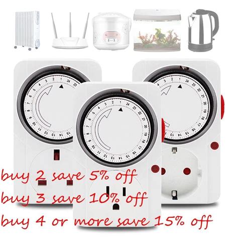 24 Hour Cyclic Smart Socket Timer Switch Socket Timing Socket Electric