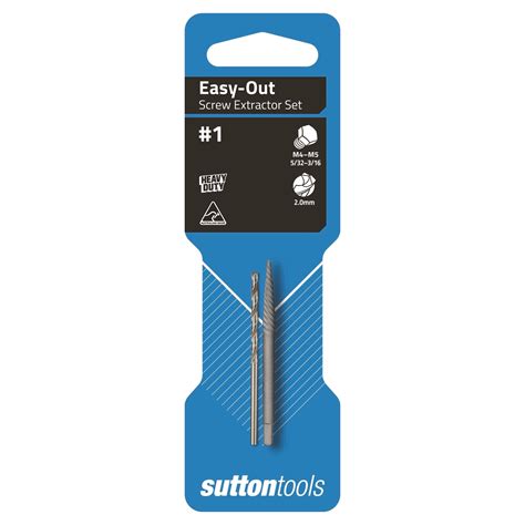 Sutton Tools No1 Easy Out Extractor Screw Set Bunnings Australia