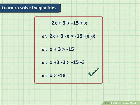 How To Learn Algebra With Pictures Wikihow