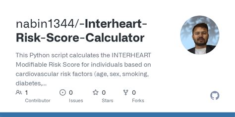 Github Nabin1344 Interheart Risk Score Calculator This Python Script Calculates The