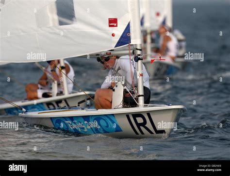 Irelands Ciara Peelo Finishes The Third Round Of The Laser Radials At