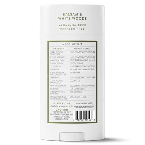 Native Balsam And White Woods Deodorant 3 1 Oz Native