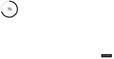 React Donut Component Simplest Example Codesandbox