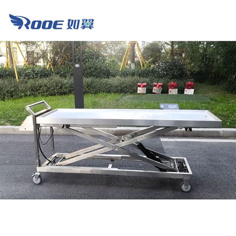 Electric Mortuary Body Lift Singledouble Scissor Lift Casket Lift