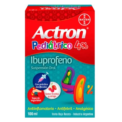 Actron Pediatrico Ibuprofeno Frasco 100ml