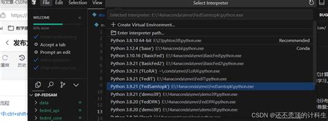 Cursor配置python版本conda环境 Csdn博客
