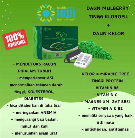 Manfaat Daun Kelor Dan Cmp Dari Hwi