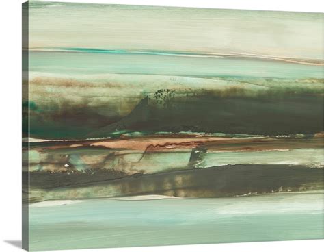 Emerald And Rust I Great Big Canvas