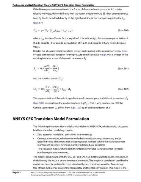 Turbulence And Wall Funct